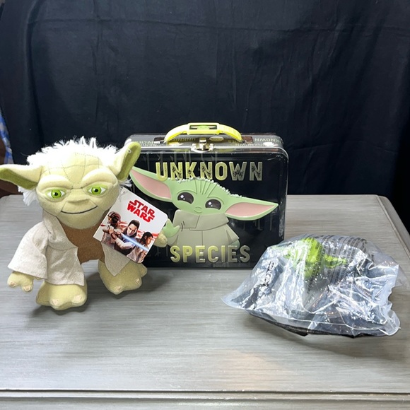 Star Wars | Toys | Star Wars Tin Box Stuff Toy Yoda And Mcdonalds Toy ...